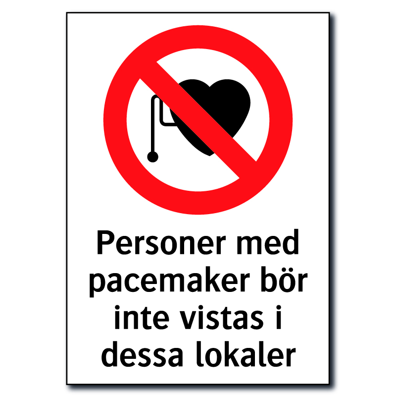 Din egen skylt för väggmontage, 210x297mm (eller upp till 0,07m2)