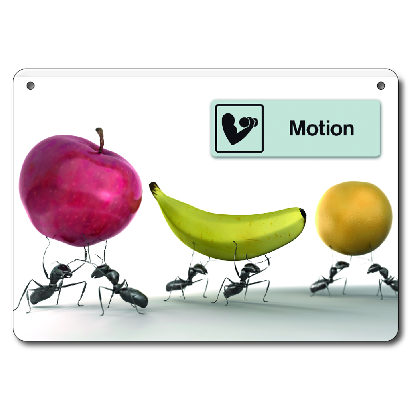 Rolig skylt, 120x85mm