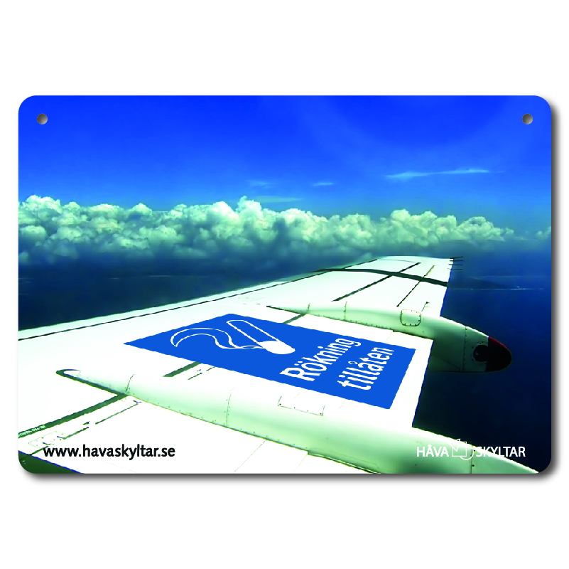 Rolig skylt, 120x85mm