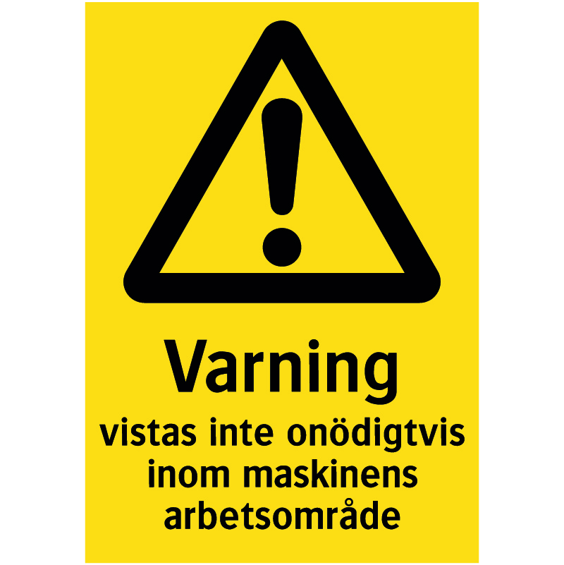 Varningsskylt