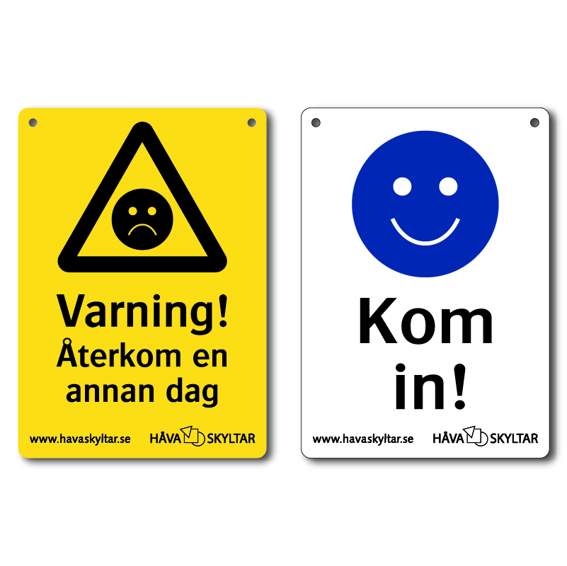 Rolig skylt, 85x120mm