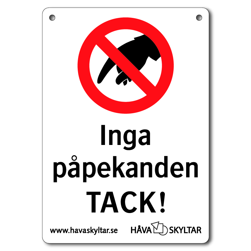 Rolig skylt, 105x148mm