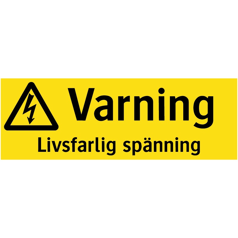 Varningsskylt